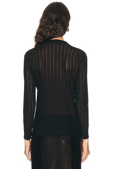 TOM FORD Micro Sequins Evening Cardigan