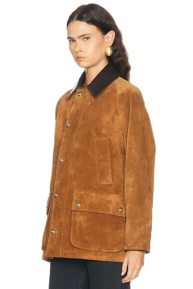 NILI LOTAN Kedem Suede Parka
