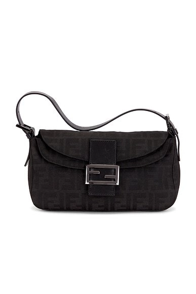 Fendi Zucca Baguette Shoulder Bag