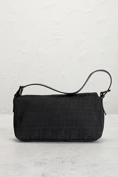 Fendi Zucca Baguette Shoulder Bag