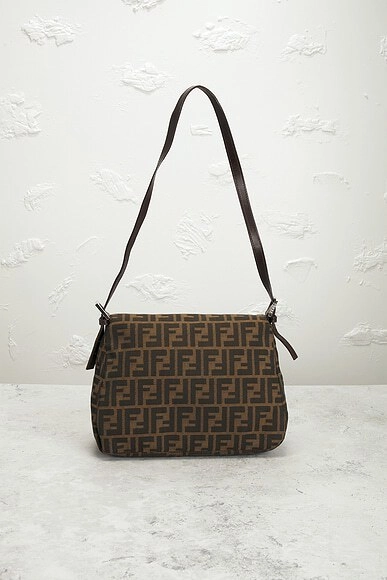 Fendi Zucca Mama Forever Baguette Shoulder Bag
