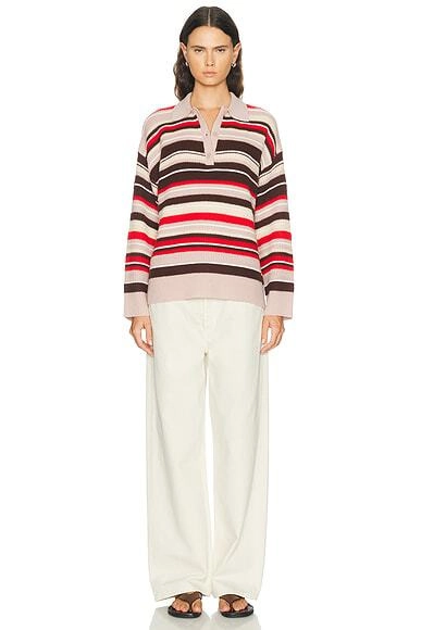 Sablyn Billie Relaxed Collared Sweater