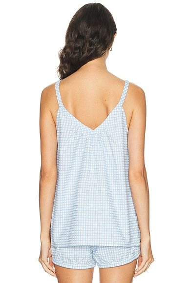 Posse Lila Gingham Cami Tank Top