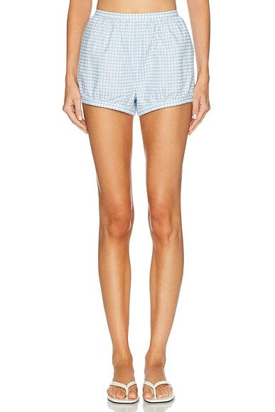 Posse Lila Short - Blue Gingham