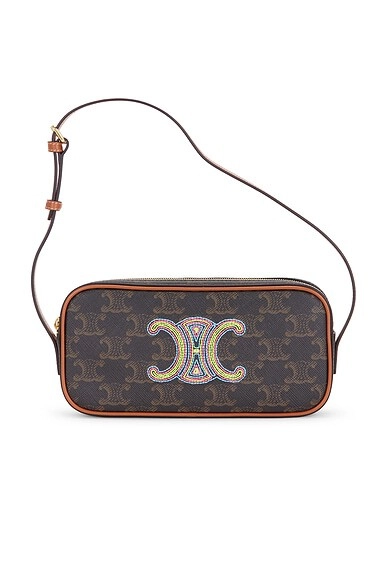 Celine Triomphe Mini Camera Bag - Brown