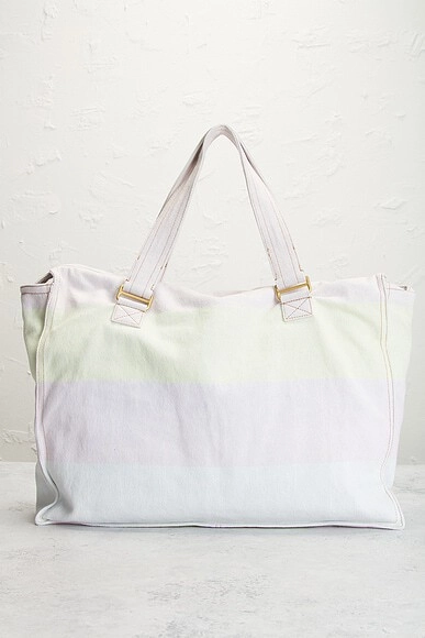 Chanel Denim Double Pocket Tote Bag
