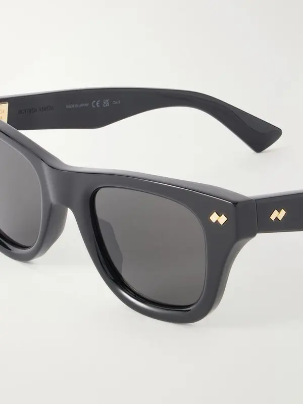 Bottega Veneta Dizzy Square-frame Recycled Acetate Sunglasses