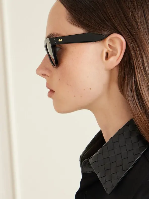 Bottega Veneta Dizzy Square-frame Recycled Acetate Sunglasses