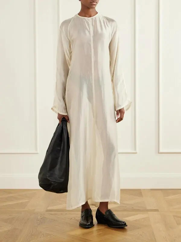 Our Legacy Shift Satin Maxi Dress