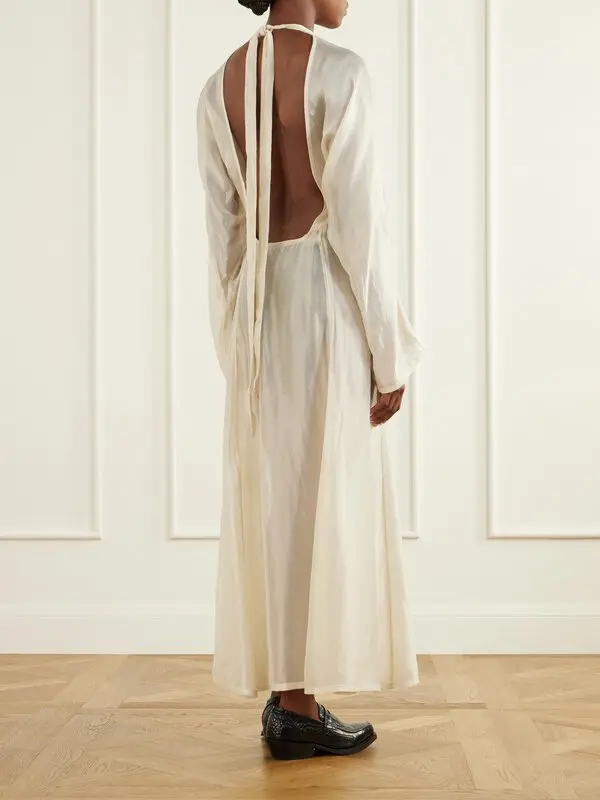 Our Legacy Shift Satin Maxi Dress