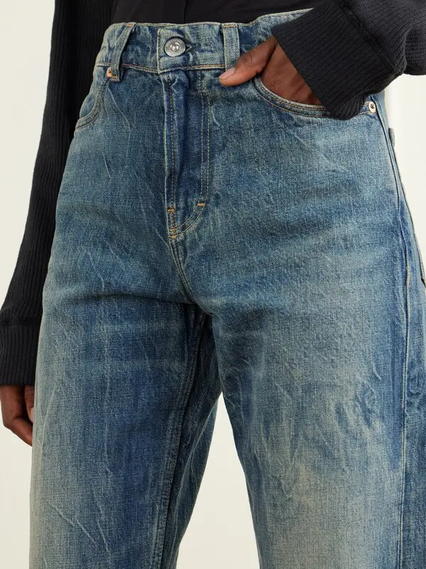 Our Legacy Wata Mid-rise Straight-leg Jeans