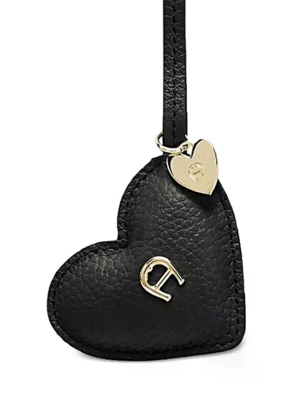 AIGNER Heart-shaped Logo-plaque Bag Charm