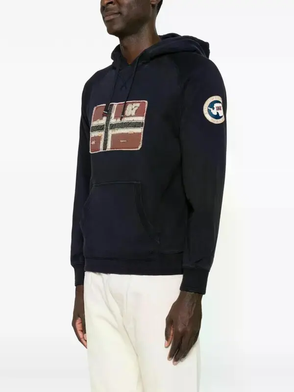 NAPAPIJRI B-archive Logo-patch Drawstring Hoodie