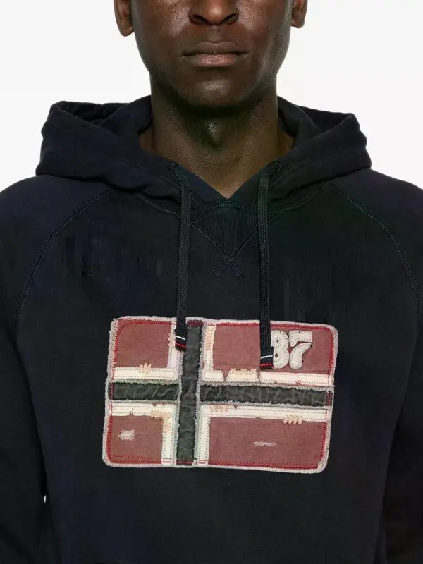 NAPAPIJRI B-archive Logo-patch Drawstring Hoodie