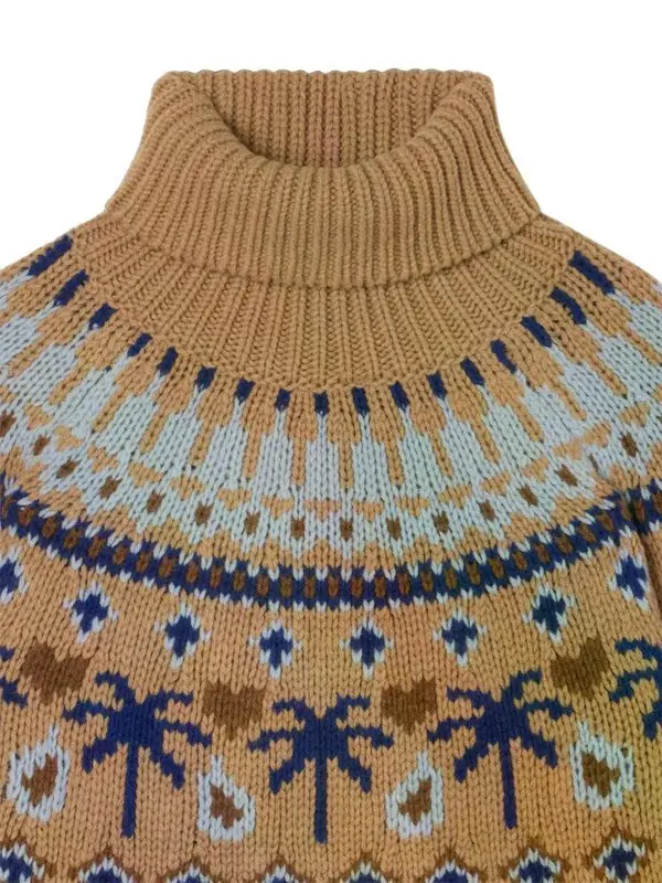 Alanui Sweet Winter Palm-tree Sweater