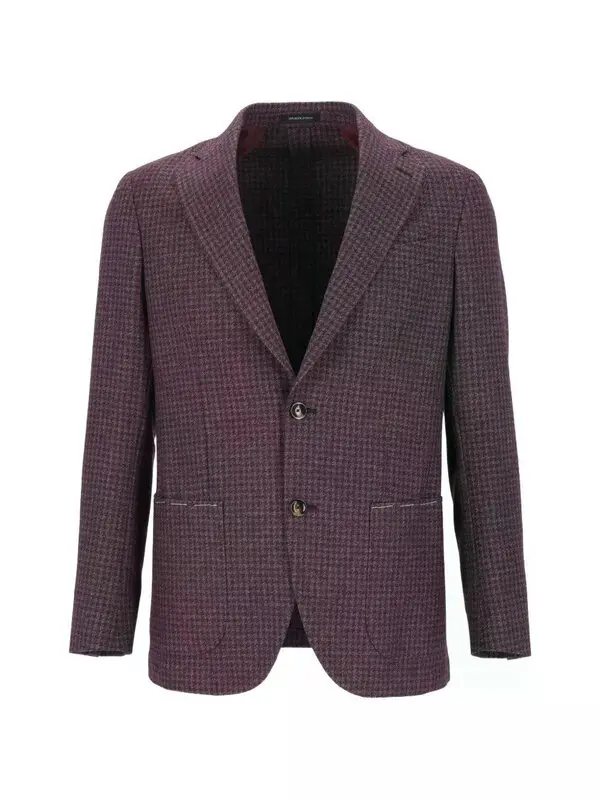 AL DUCA D’AOSTA 1902 Houndstooth Single-breasted Blazer