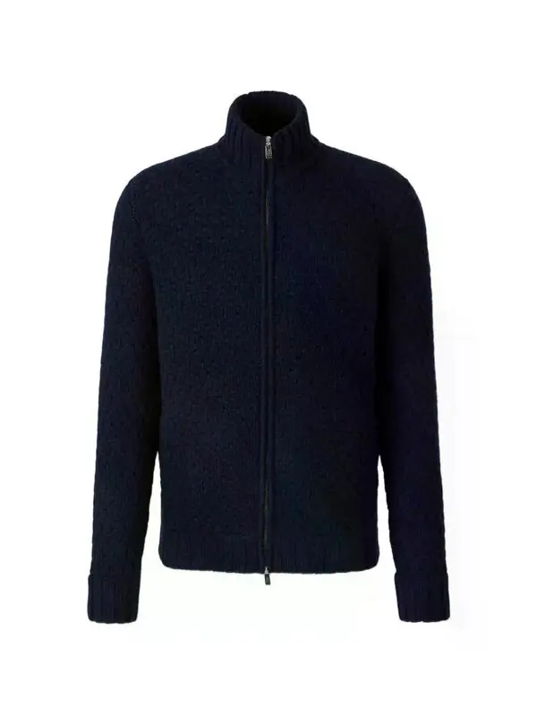 Fedeli Textured-stitch Cashmere Cardigan
