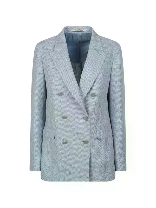 Tagliatore Herringbone Double-breasted Blazer