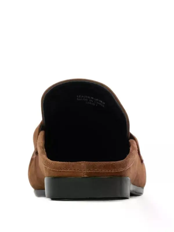 BLACK SUEDE STUDIO Gabby Suede Flat Mules