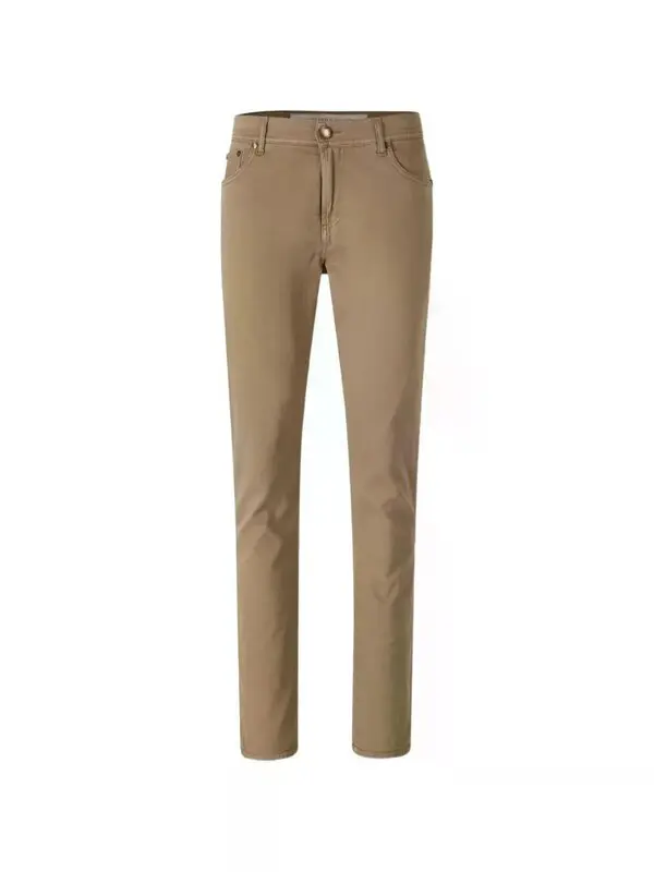 RICHARD J. BROWN Logo-embroidered Slim-fit Trousers