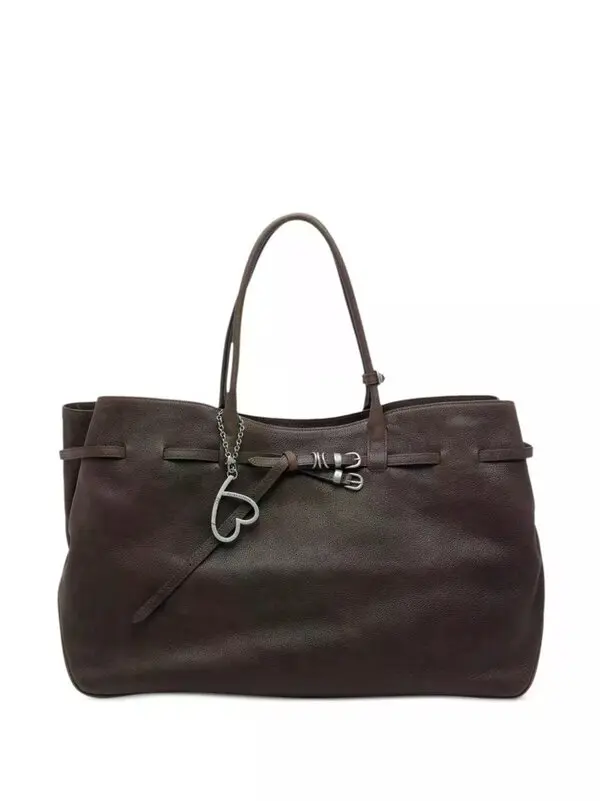 MARGESHERWOOD Buckle-detail Heart-charm Shoulder Bag