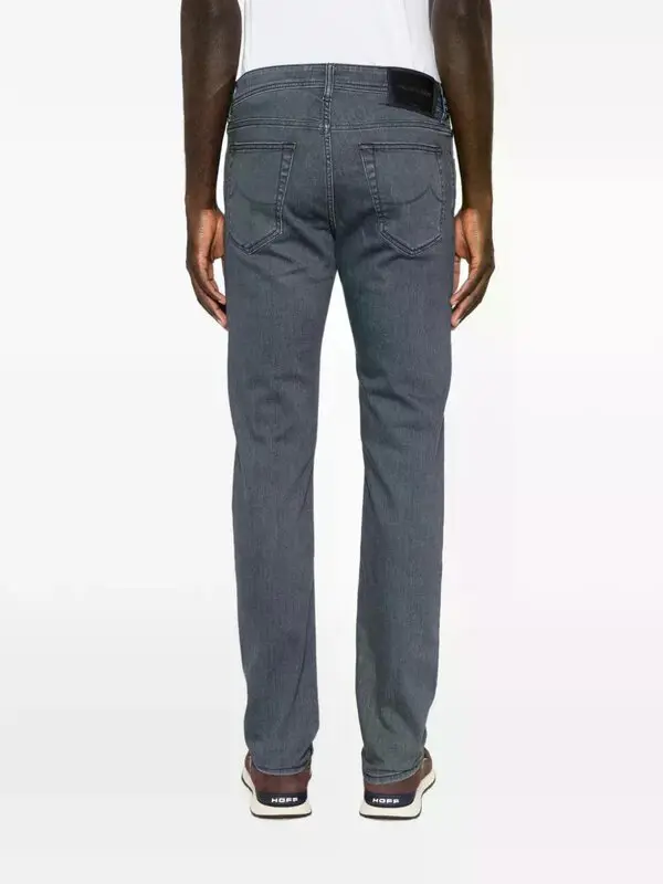 Jacob Cohen Bard Logo-patch Straight-leg Jeans