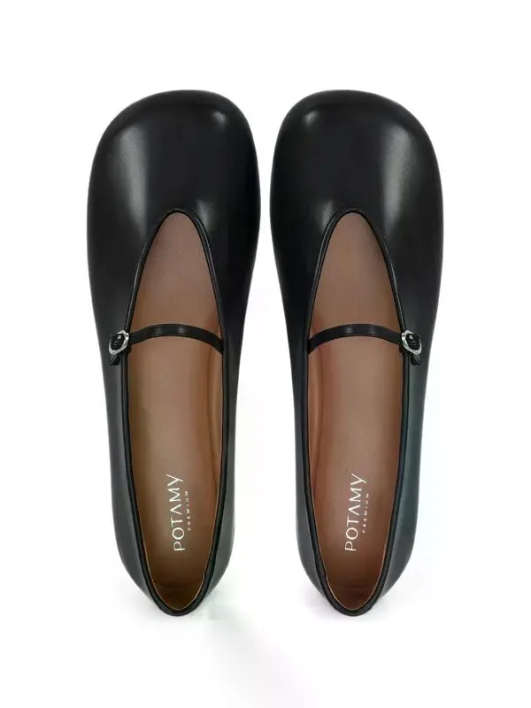 POTAMY Leather Ballet Flats