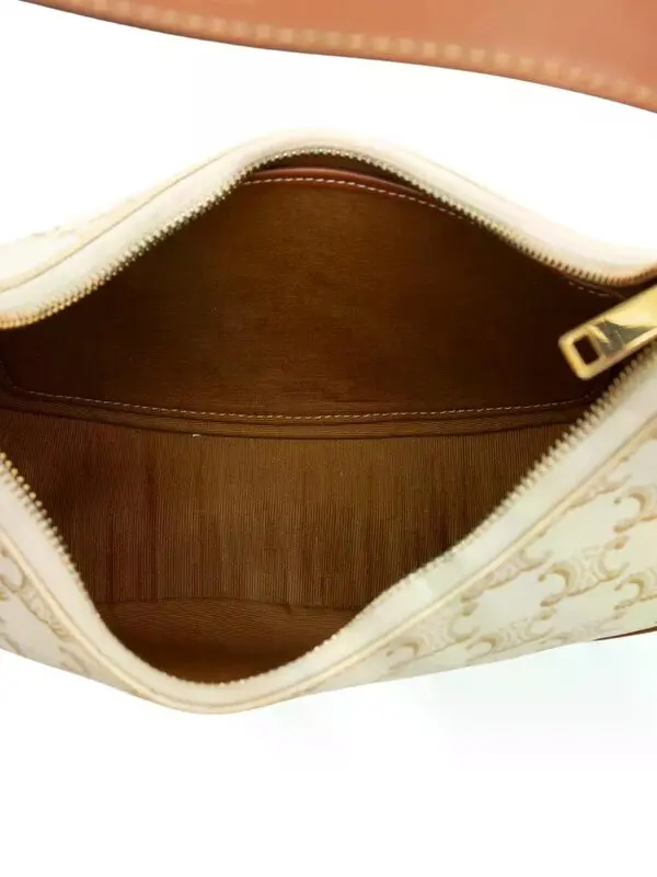 Celine 2021 Triomphe Coated Canvas Ava Shoulder Bag