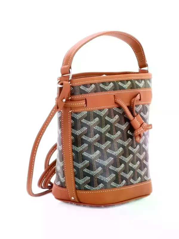 Goyard Petit Flot Coated Canvas Mini Bucket Bag