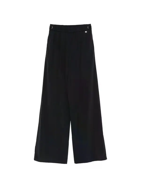 Herno Elasticated Wide-leg Trousers