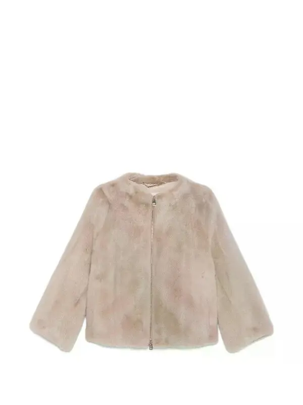 MANZONI 24 Mink Fur Zip-up Jacket