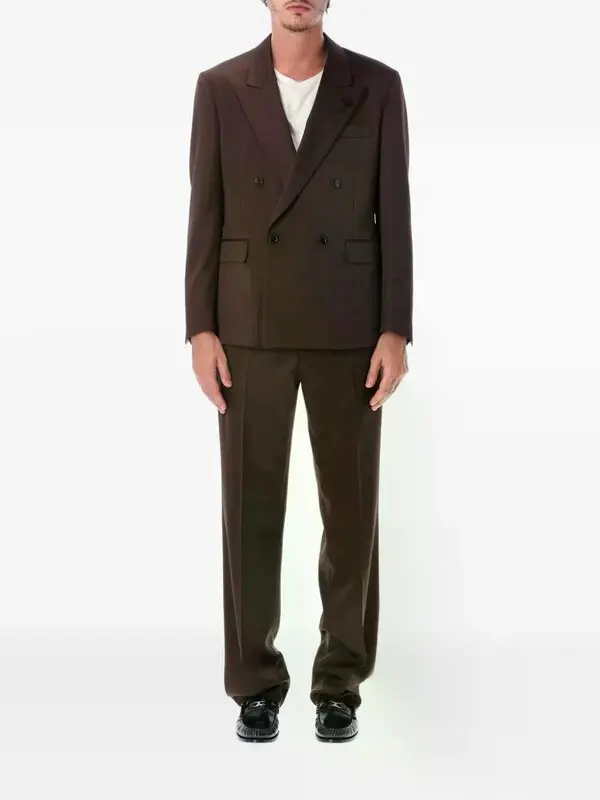 LARDINI Double-breasted Peak-lapel Suit