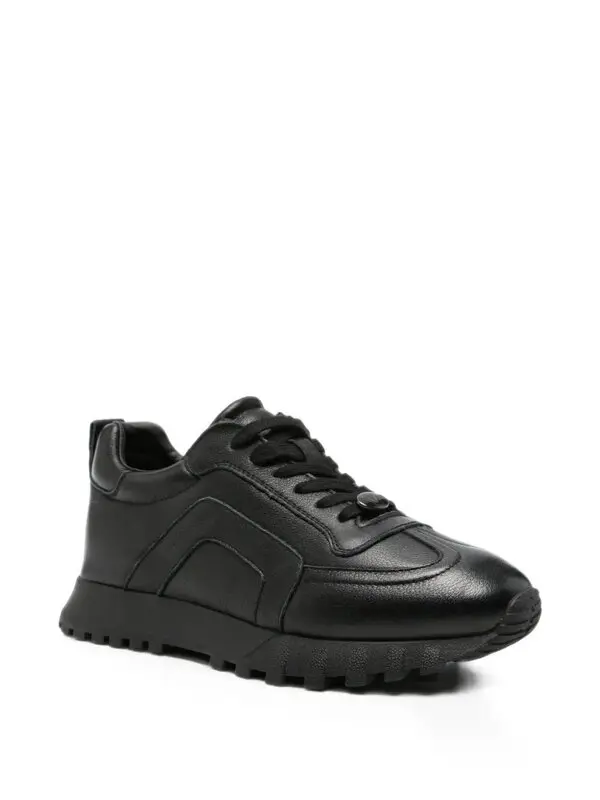 LINDA BAUMANN Panelled Ridged-sole Sneakers