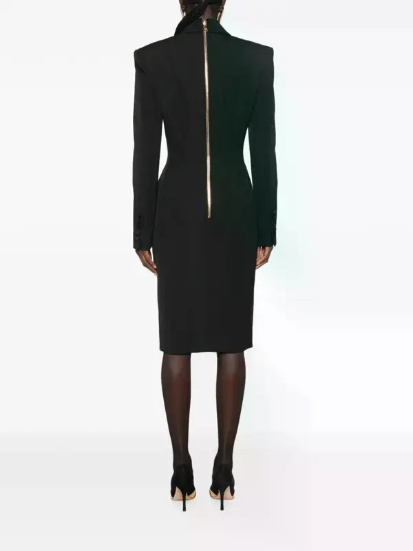 Balmain Double-breasted Midi Dress