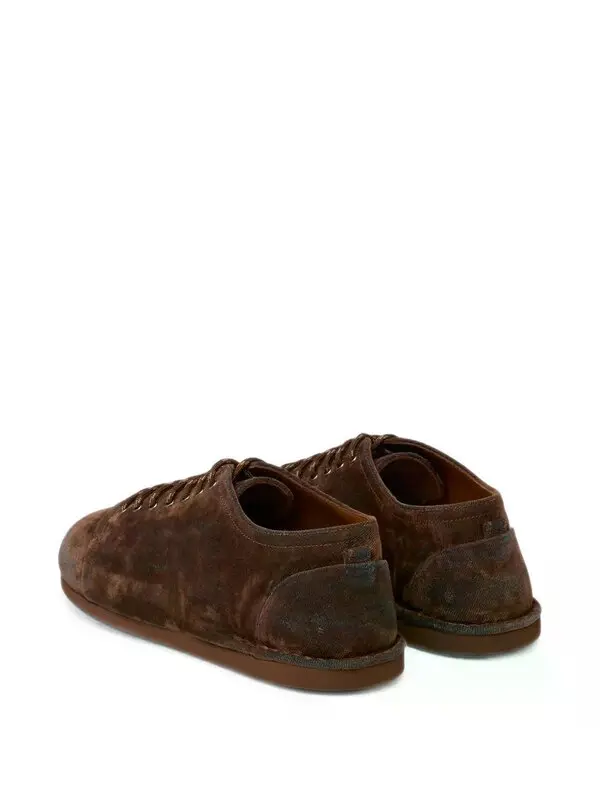Marsèll Sancrespella Distressed-effect Lace-up Derby Shoes