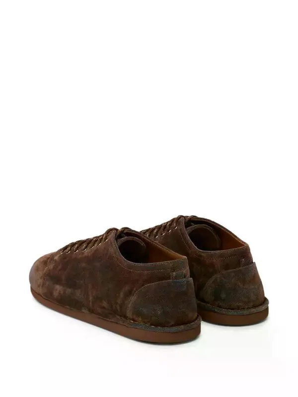 Marsèll Sancrespella Distressed-effect Derby Shoes - Brown