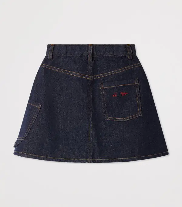 Bonpoint X Maison Kitsuné Denim Skirt