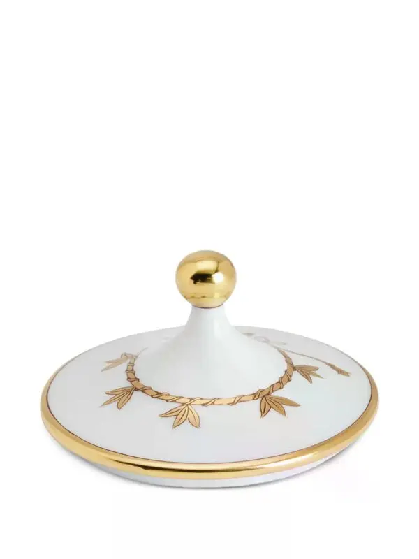 GINORI 1735 Empire Volière Mug Lid - Gold