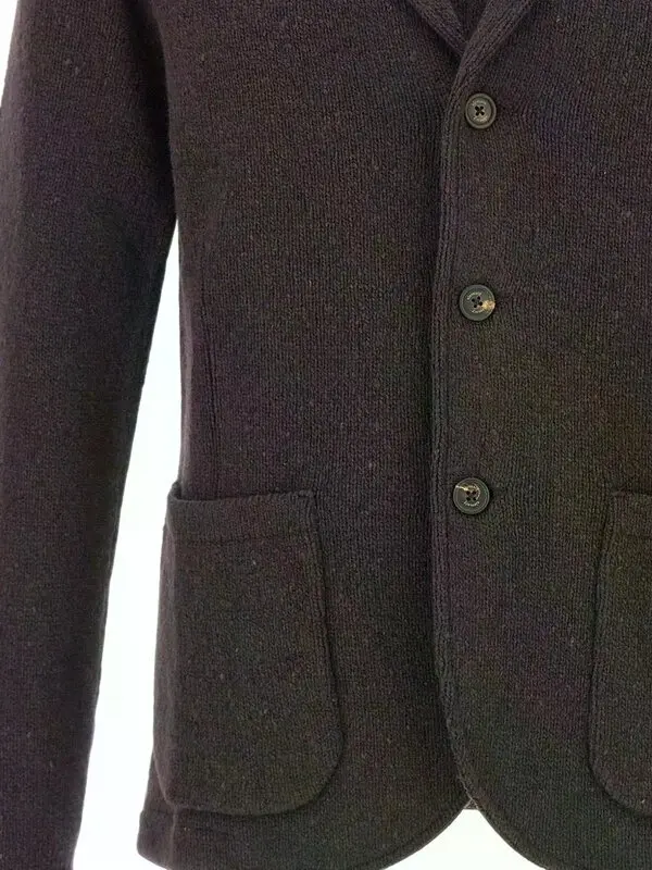 Eleventy Knit Patch-pocket Blazer