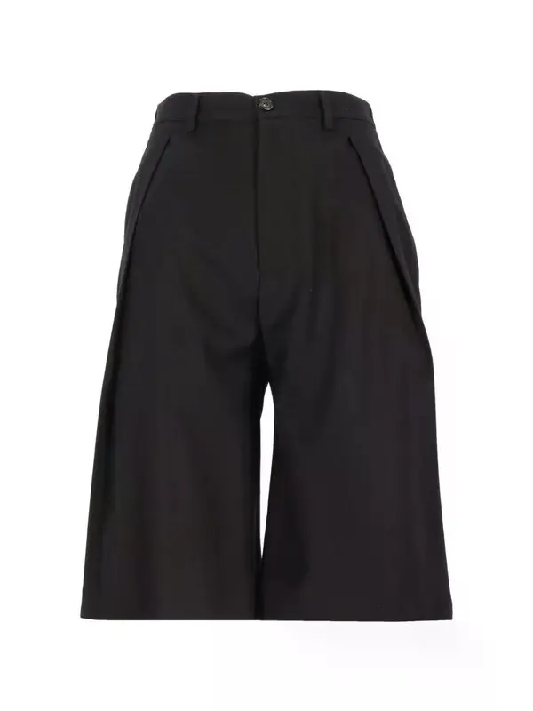 Barena Venezia Pleated Wool-blend Shorts