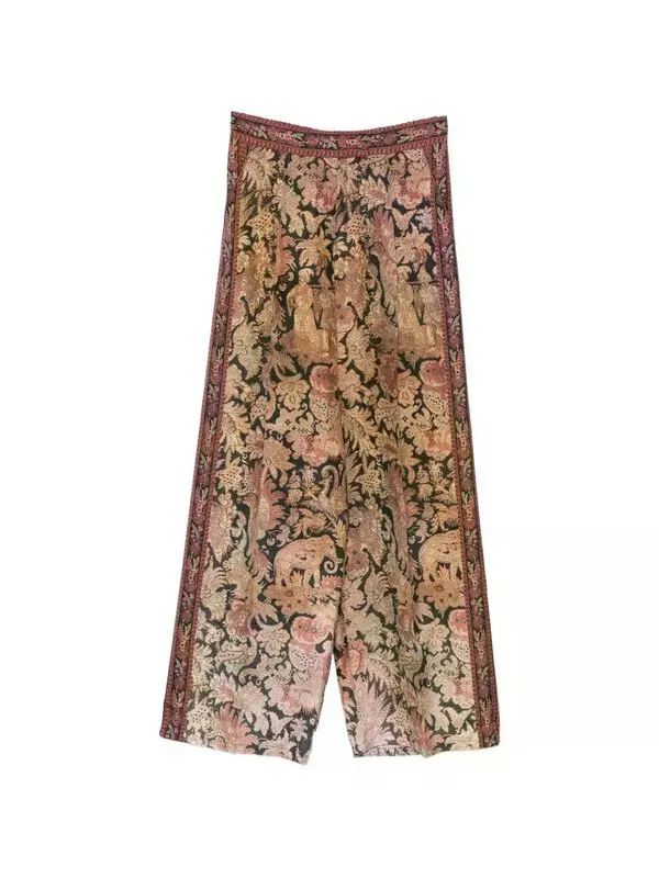 PIERRE-LOUIS MASCIA Floral Print Palazzo Trousers