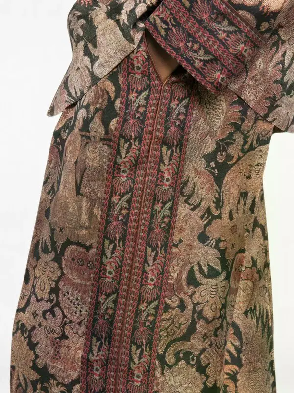 PIERRE-LOUIS MASCIA Floral Print Palazzo Trousers