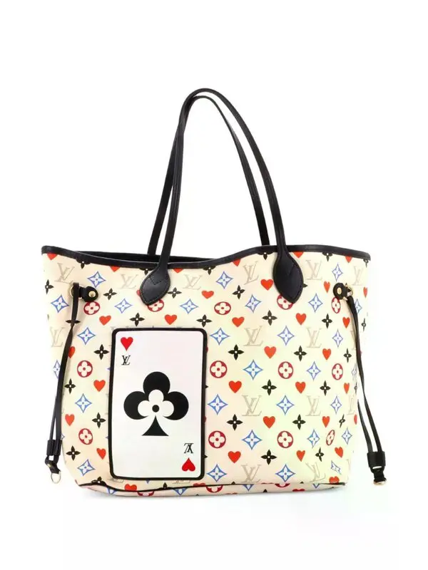 LOUIS VUITTON Neverfull Nm Limited Edition Game On Multicolor Monogram Mm Tote Bag - Neutrals
