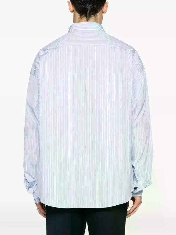 Givenchy Vertical-stripe Long-sleeve Shirt