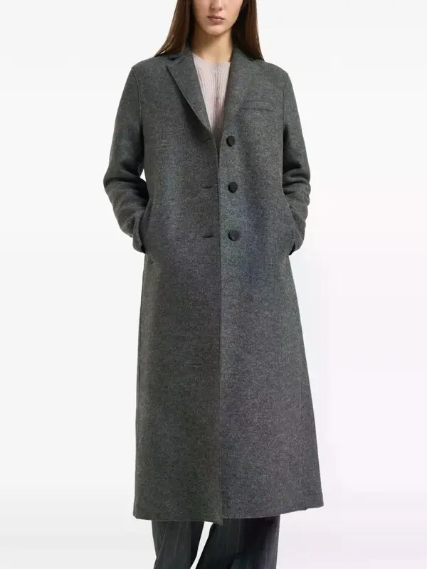Harris Wharf London Notched-lapels Single-breasted Coat