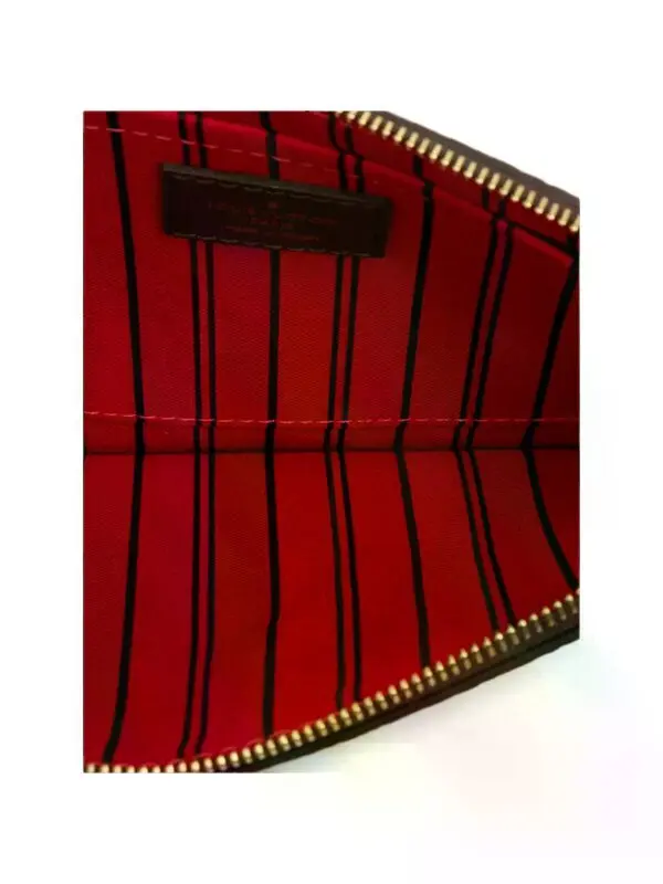 LOUIS VUITTON 2014 Damier Ebene Neverfull Mm Pouch