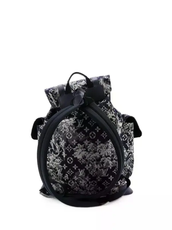 LOUIS VUITTON Christopher Monogram Tapestry Canvas Pm Backpack