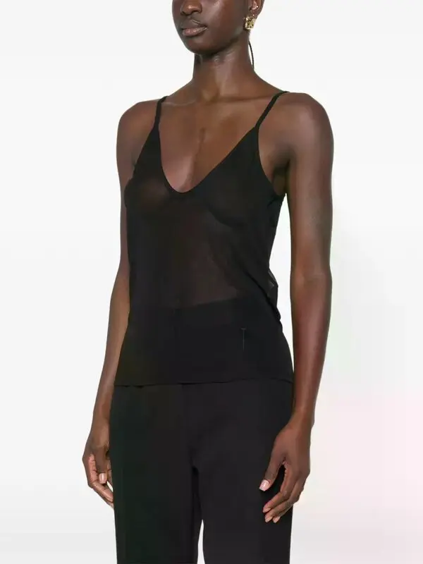 TOM FORD Sheer Silk-blend Top