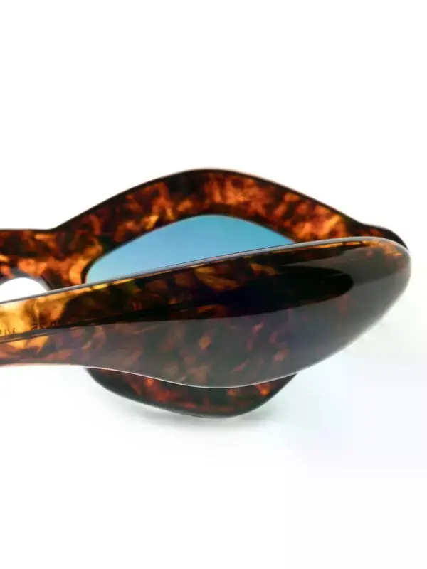 PALOCERAS Tortoiseshell-effect Geometric-frame Sunglasses