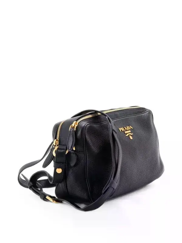 Prada Double Zip Camera Bag Vitello Phenix Medium Crossbody Bag